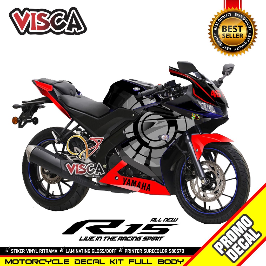 Jual Decal R15 V3 Full Body Stiker R15 V3 Striping R15 V3 Sticker R15 ...