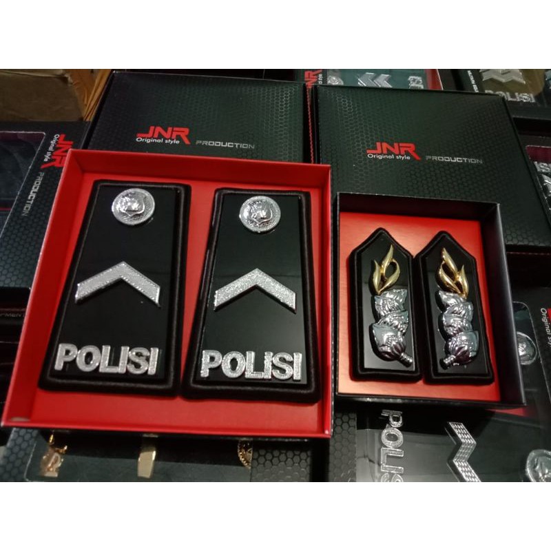 Jual pangkat Bripda/monogram Lis bordir/mika kilap | Shopee Indonesia
