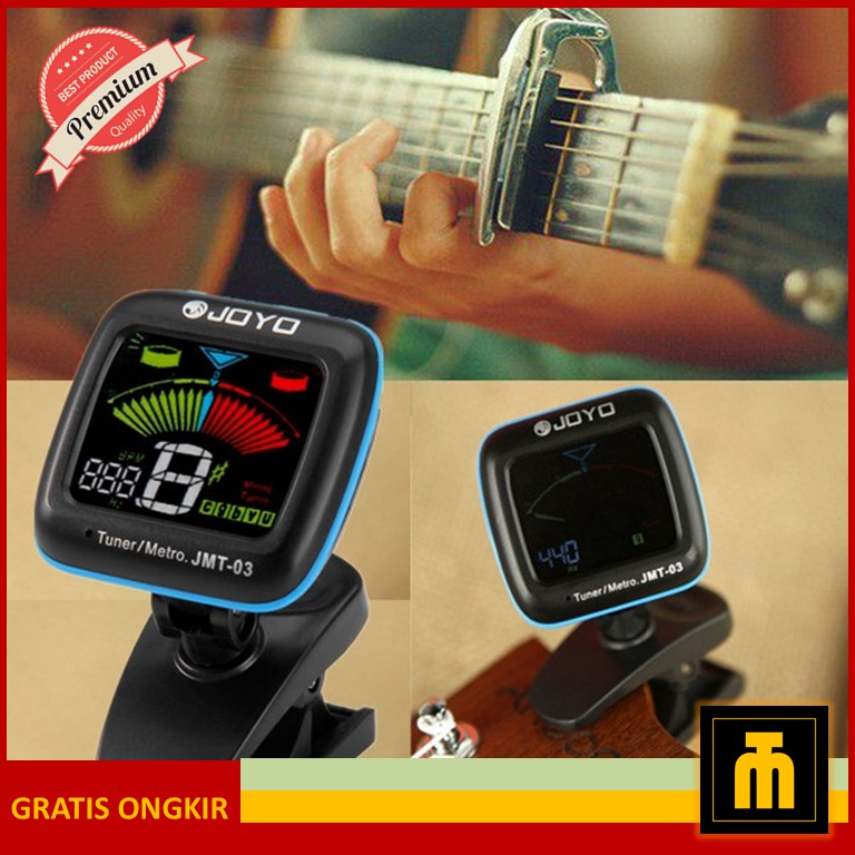 Jual Tuner Gitar Tunner Gitar Guitar Alat Stem Gitar dengan Metronom ...