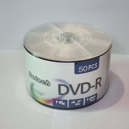Jual DVD-R 16X GOTECH SPINDEL ISI 50 KEPING | Shopee Indonesia