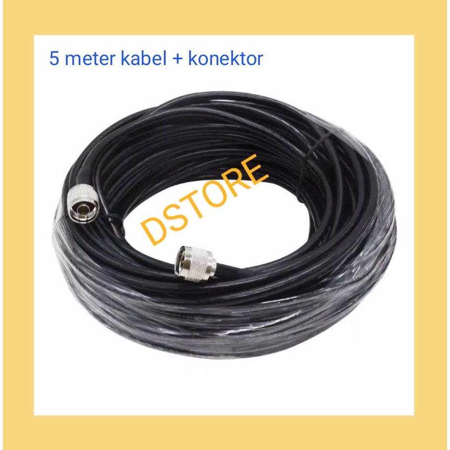 Jual 5 METER KABEL COAXIAL RG 6 SIAP PAKAI | Shopee Indonesia