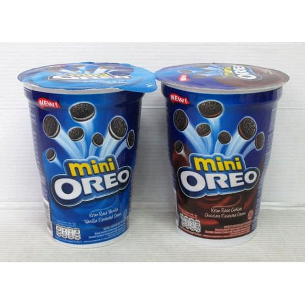 Jual Oreo Mini Cup Strawberry Vanilla Coklat | Shopee Indonesia