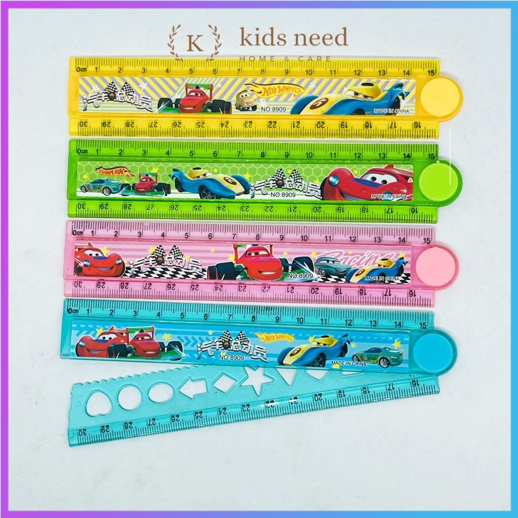 Jual Penggaris Lipat 30cm ruler mistar lipat /Penggaris Plastik/Ruler ...