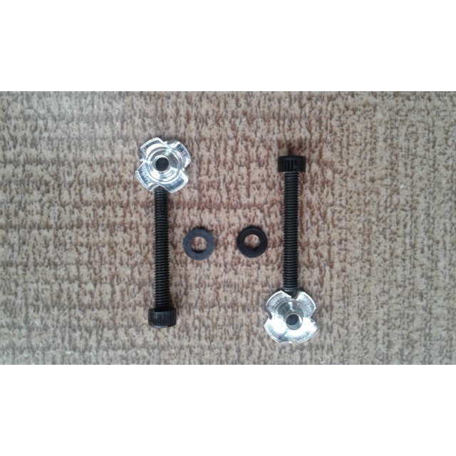 Jual Mur Tanam Tee Nut Mur Cakar Dan Baut Nylon Hitam 30mm M4 2 Pasang ...