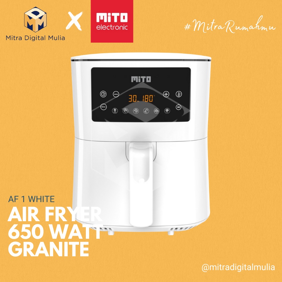 Jual Mito AF 1 Digital Air Fryer 4 Liter Low Watt AF1 | Shopee Indonesia