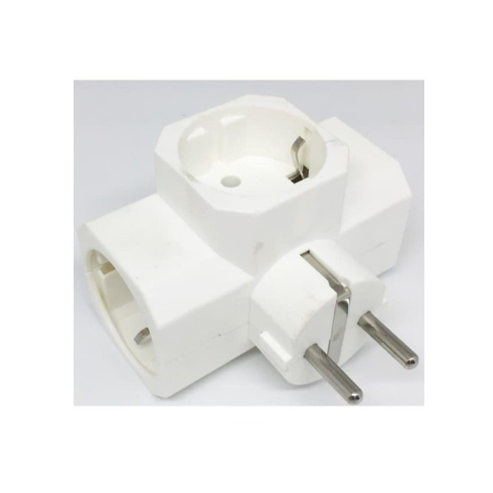 Jual BROCO STEKER T ARDE PERSEGI 13830-55 WHITE - COLOKAN LISTRIK 3 ...