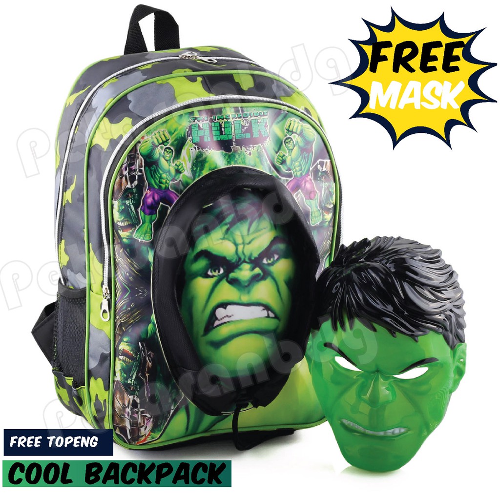 Jual PTS - Tas Anak Cowo / Laki Laki - HULK - CAPTAIN AMERICA ...