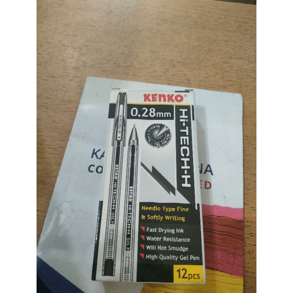 Jual bolpen kenko hi tech 0.28mm / pulpen kenko hi tech 0.28mm satuan ...