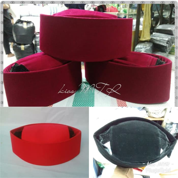 Jual PECI PITUNG BETAWI MURAH - Kopiah merah - songkok betawi | Shopee ...
