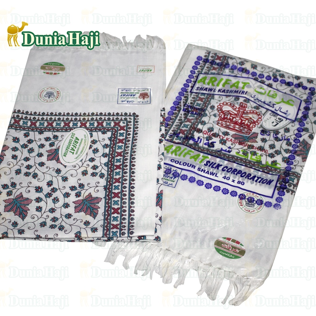 Jual Sorban Kashmiri Arifat Sablon / Print Motif Sorban Imamah Panjang ...