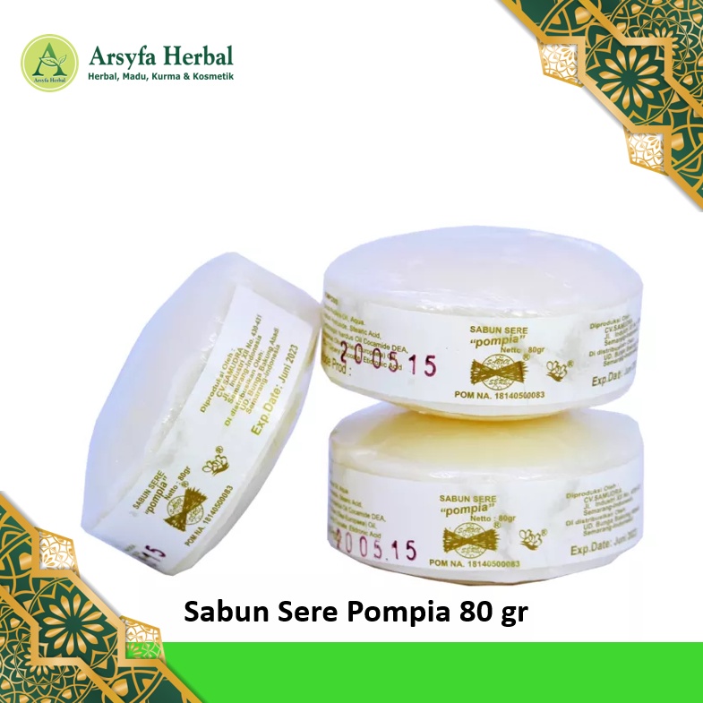 Jual SABUN SEREH POMPIA / SABUN SEREH BUNGA BAKUNG ABADI / SABUN SEREH ...