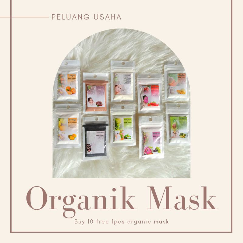 Jual MASKER ORGANIK 5 GRAM MASKER WAJAH ORGANIK MASKER ORGANIK MURAH MASKER WAJAH MURAH PEMUTIH ...