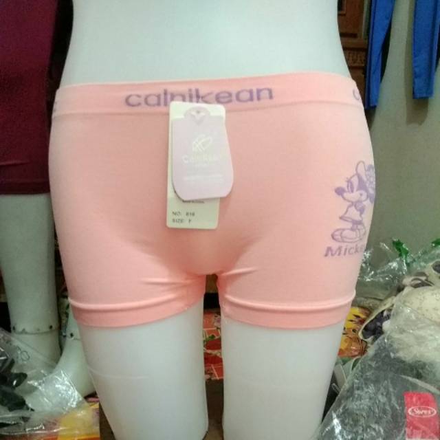 Jual CD BOXER WANITA DEWASA CALNIKEAN (6 PCS) | Shopee Indonesia