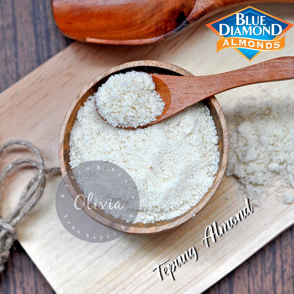 Jual Tepung Almon Almond Flour 100Gr / Bubuk Kacang Almond Blue Diamond ...