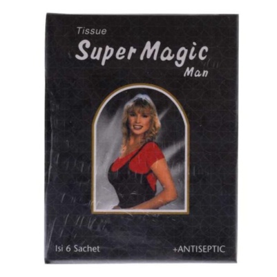 Jual Tissue Magic Man 6 SACHET / Tisu Magic Man - 6 Sachets - Super ...