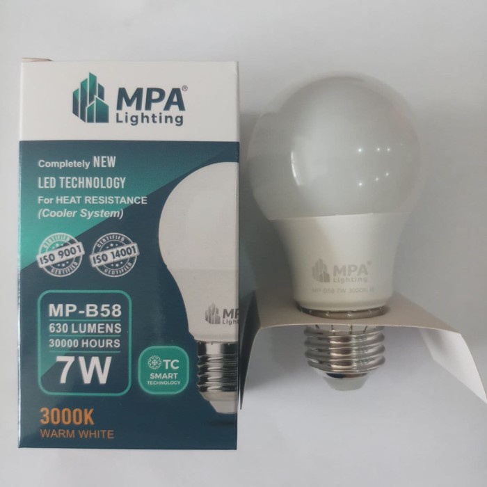 Jual Lampu LED Bohlam MPA Lighting 7 Watt KUNING | Shopee Indonesia