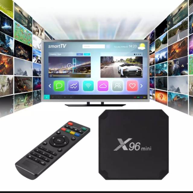 Jual Smart TV Box X96 Mini Android Box STB Full Apk | Shopee Indonesia