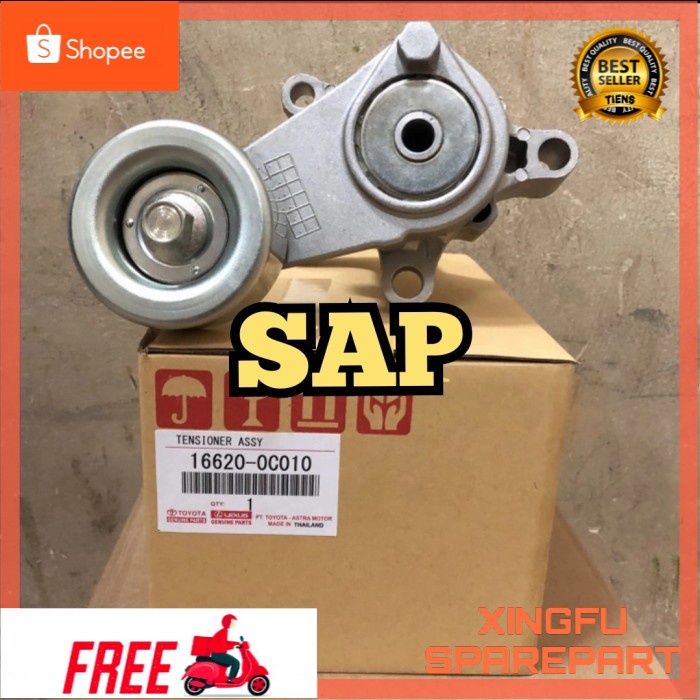 Jual PART TENSIONER ASSY TENSIONER FAN BELT TOYOTA INNOVA BENSIN 16620 ...