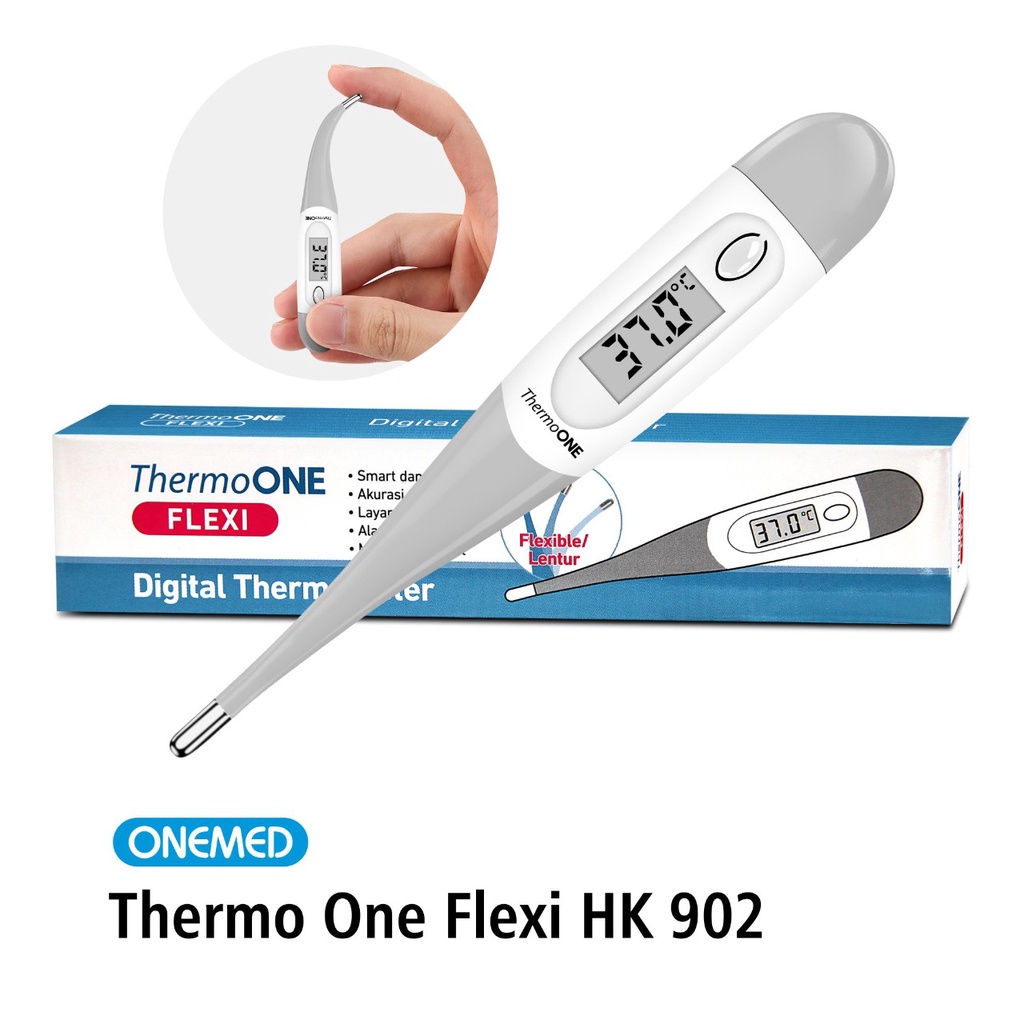 Jual Thermometer Digital Thermo One Flexi HK 902 OneMed OPB | Shopee ...