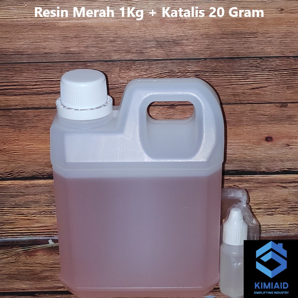 Jual Resin Merah 1 Kg + Katalis - Kerajinan Tangan - Resin Polyester ...