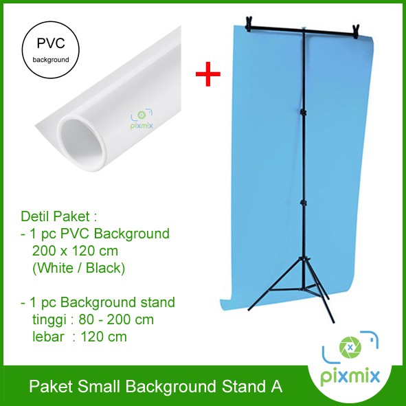 Jual PAKET BACKGROUND STAND PVC BACKGROUND 200 CM BACKGROUND STAND ...