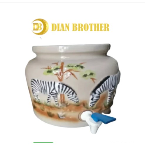Jual Guci Galon Air Minum / Guci Keramik Trisensa Ceramics | Shopee ...