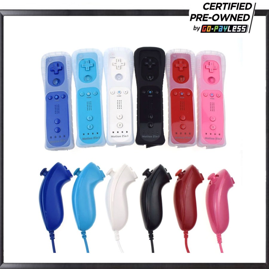 Jual Nintendo WiiU / Wii Remote (Wiimote) Motion Plus + Nunchuck (BARU ...