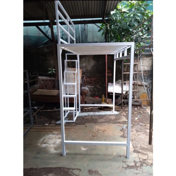 Jual Ranjang Besi Minimalis Tangga Trap Pagar 1 Sisi | Shopee Indonesia