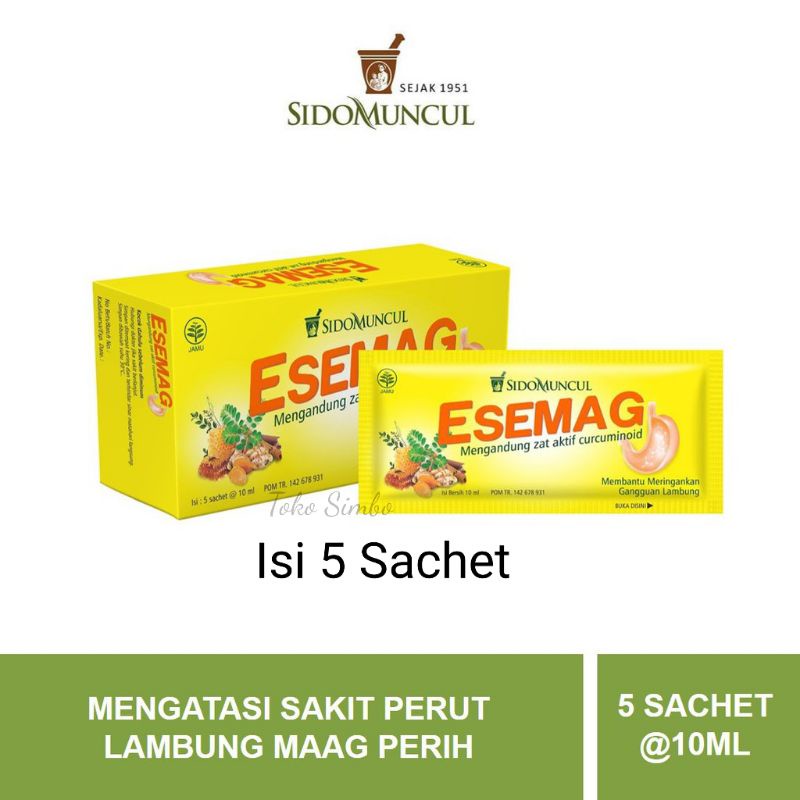 Jual Sidomuncul Esemag Sido muncul sirup obat lambung sakit maagh isi 5 ...