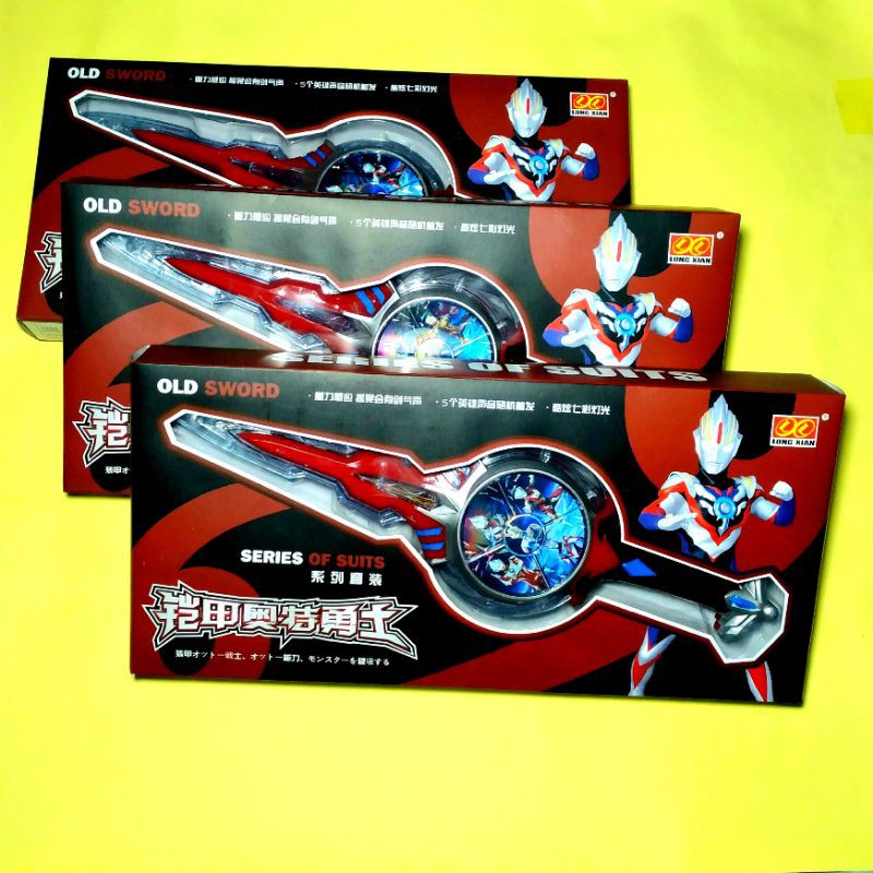 Jual Pedang Ultraman orb /Mainan Anak Pedang Ultraman dilengkapi dengan ...