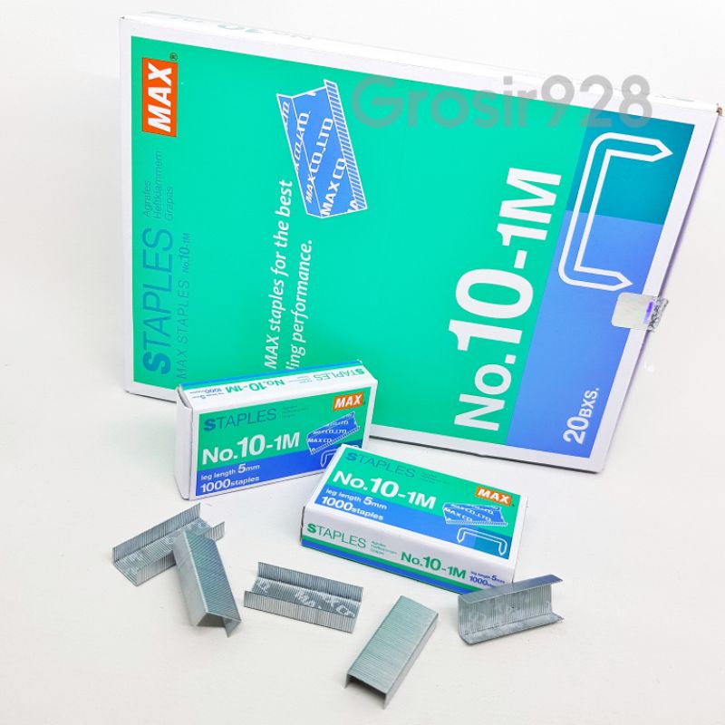 Jual Isi Staples / Refill Stapler Max No 10 (1000 pcs) Original ...