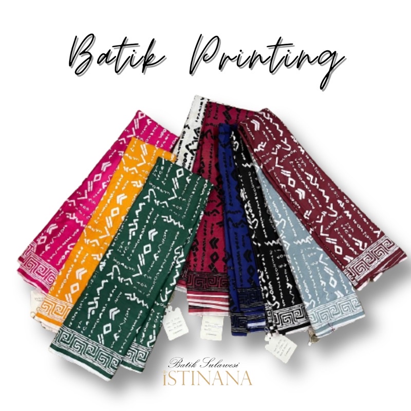 Jual Batik Paraikatte Lontara Khas Makassar Printing | Shopee Indonesia