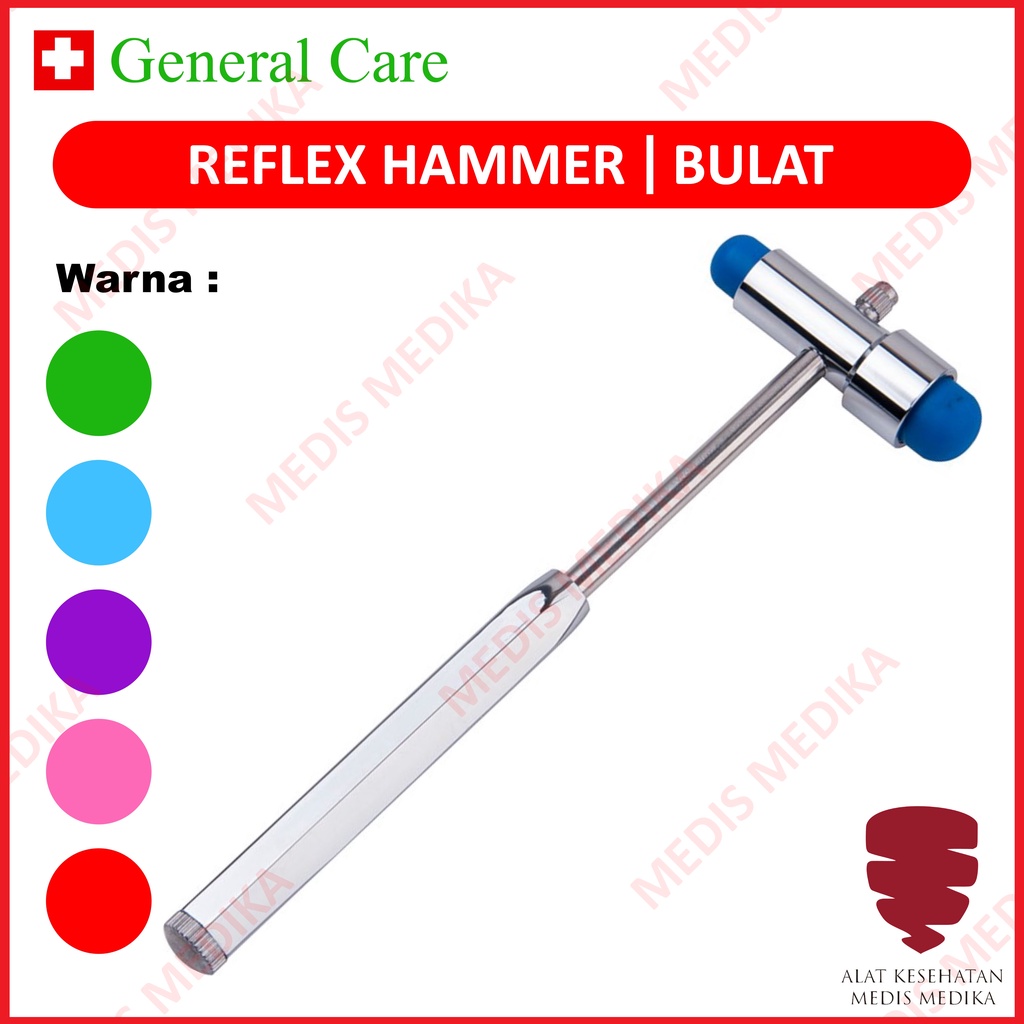Jual Reflek Percussion Hammer Bulat Buck Palu Kapsul Reflex Neurogical ...