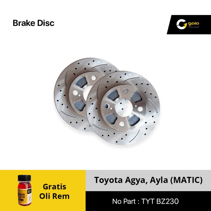 Jual Brake Disc Rotor Agya Ayla MATIC GAIA BZ230 Original HARGA PER SET ...