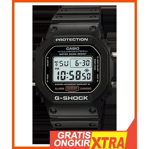 Jual CASIO G-SHOCK DIGITAL JAM TANGAN PRIA HITAM DW-5600E-1V ORIGINAL ...