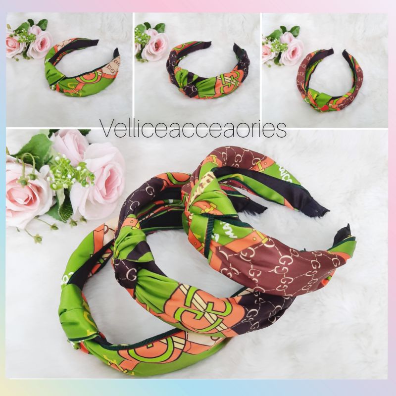 Jual [COD] PROMO BANDO SIMPUL/BANDO SILANG MOTIF GUCCI/BANDO KEKINIAN ...