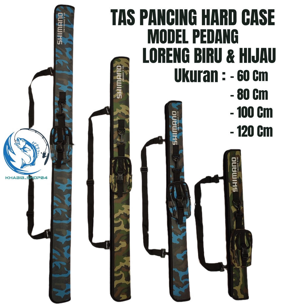 Jual Tas Pancing Hard Case Model Pedang Loreng Biru Dan Hijau Ukuran 60 ...