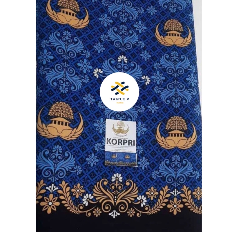 Jual KAIN BATIK SERAGAM KOPRI TERBARU TAHUN 2022 || BAHAN KATUN 40S DAN ...