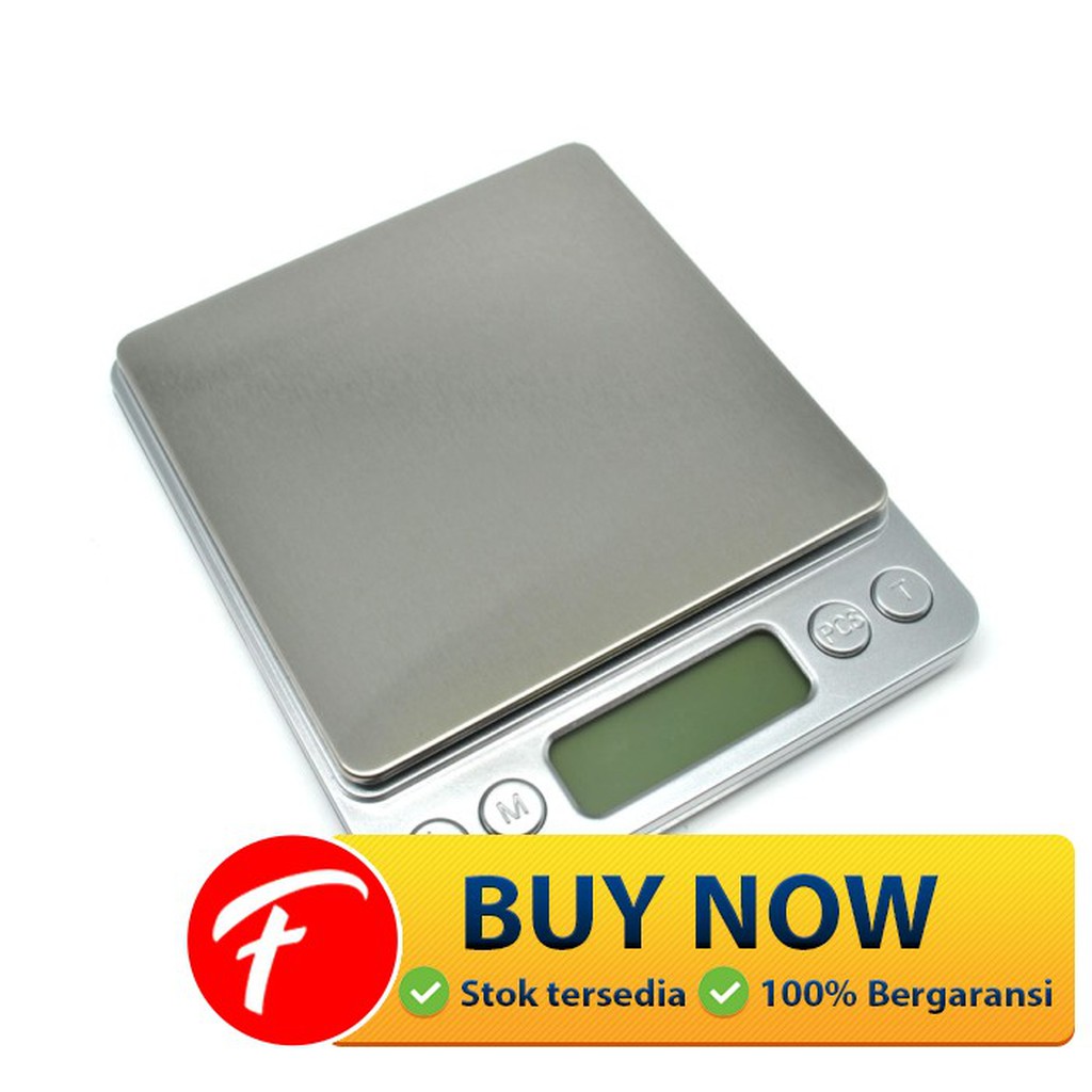 Jual Timbangan Dapur Mini Digital Platform Scale 1kg 0.1g - i2000 - Silver | Shopee Indonesia