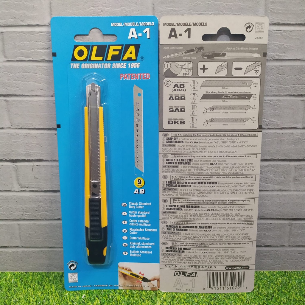 Jual OLFA A-1 Pisau Cutter 9 mm Standard Duty Knife | Shopee Indonesia