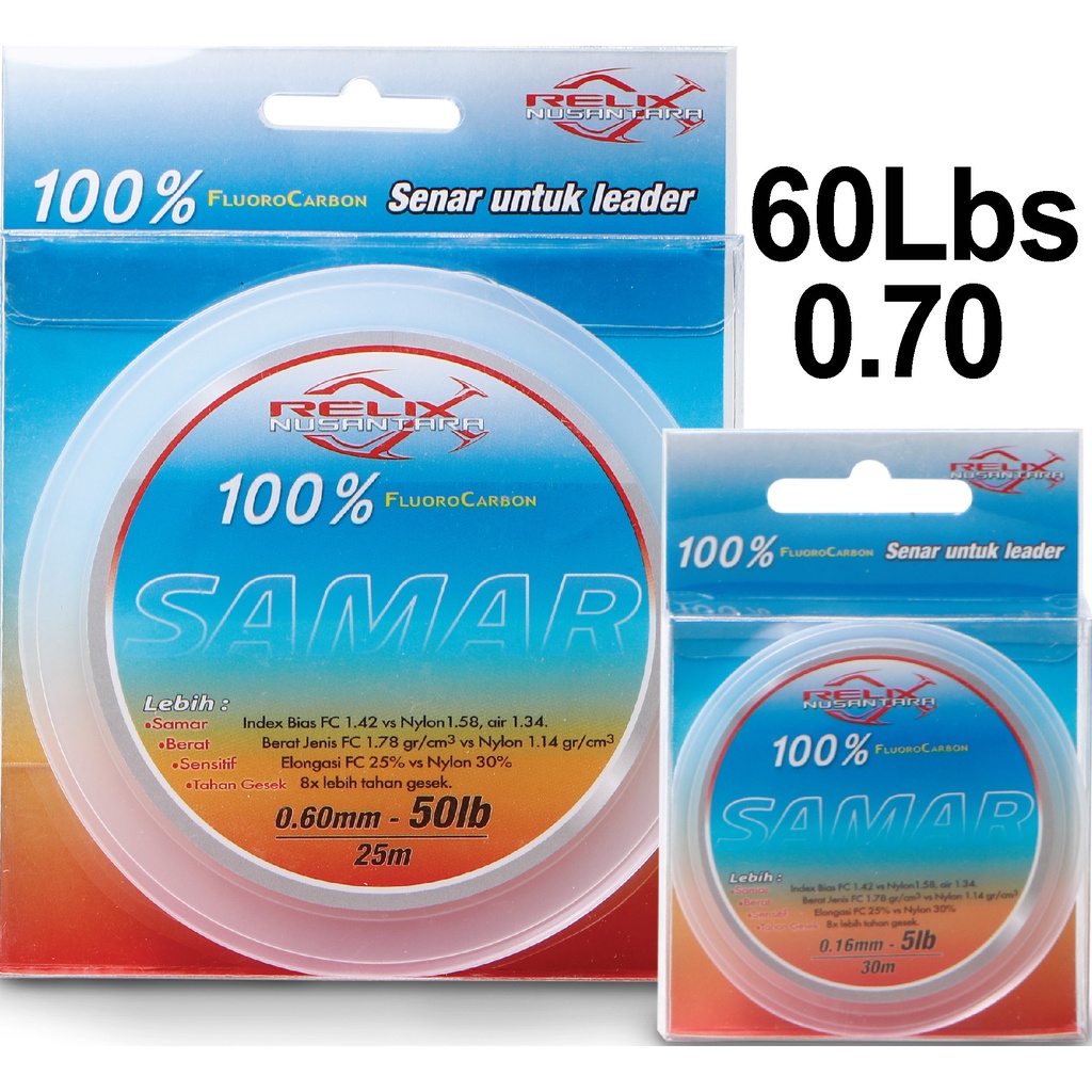 Jual SENAR LEADER SAMAR FLOUROCARBON RELIX NUSANTARA | Shopee Indonesia