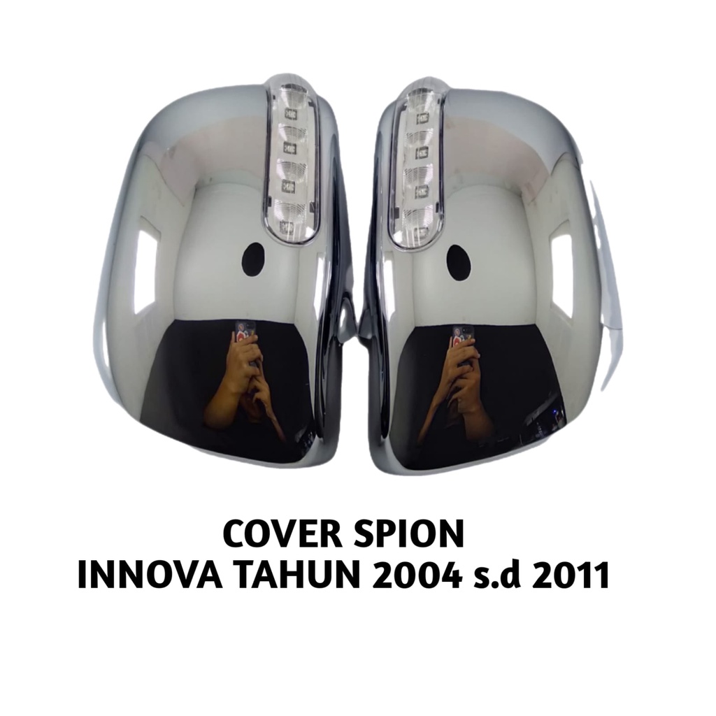 Jual Cover Spion + Lampu Sein Innova Old 2004 - 2011 Chrome Lampu Besar ...