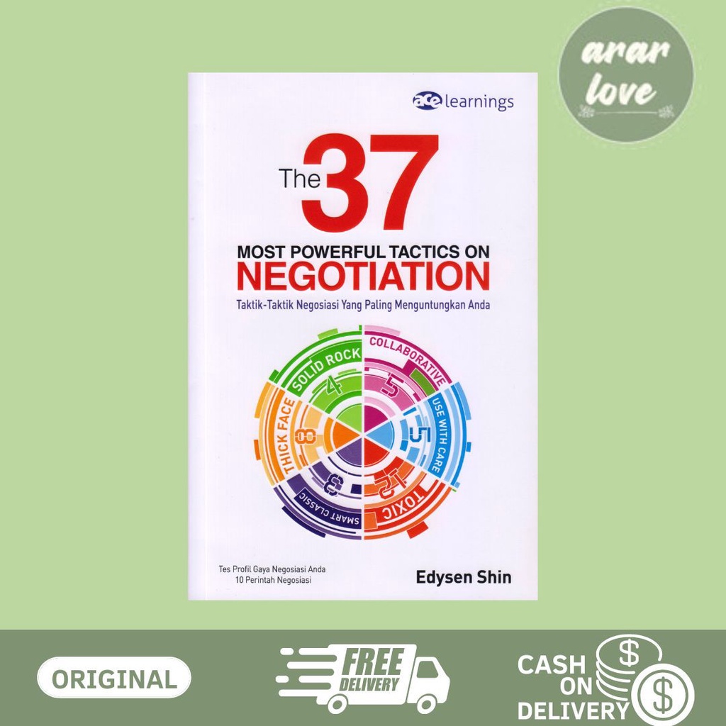 Jual BUKU THE 37 MOST POWERFUL TACTICS ON NEGOTIATION | Shopee Indonesia