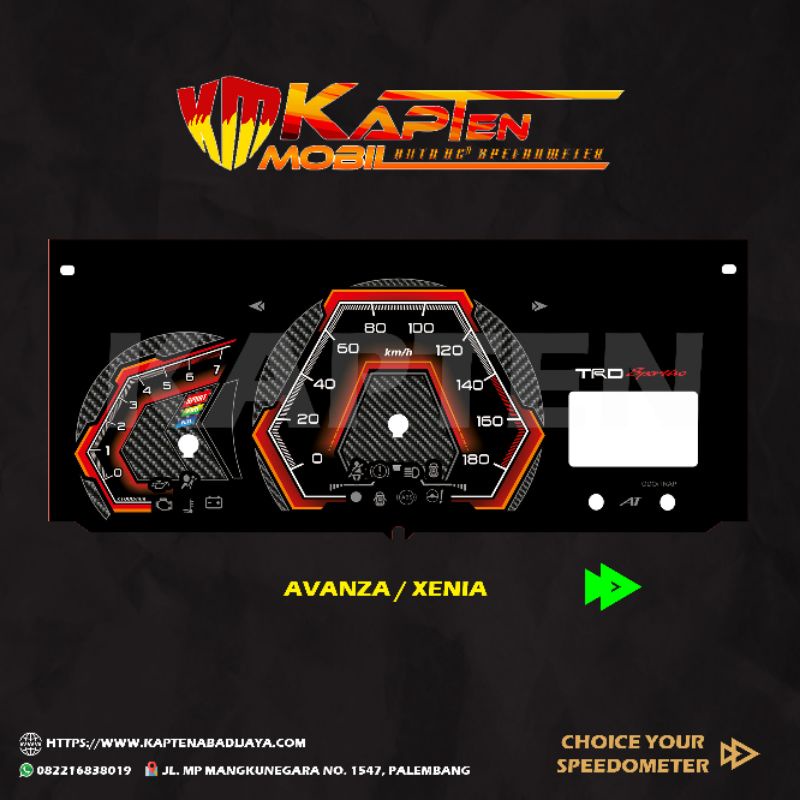 Jual Custom Panel Speedometer Mobil Grand Avanza Keren | Shopee Indonesia