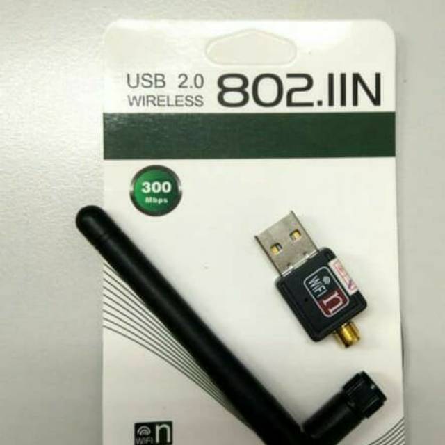 Jual Wireless USB Adapter 802.11N 300Mbps Ralink Chipset with Antenna | Shopee Indonesia