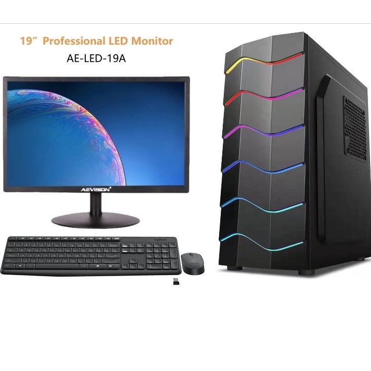 Jual Fullset PC CPU GAMING Core i5 + Monitor 19inch | Shopee Indonesia