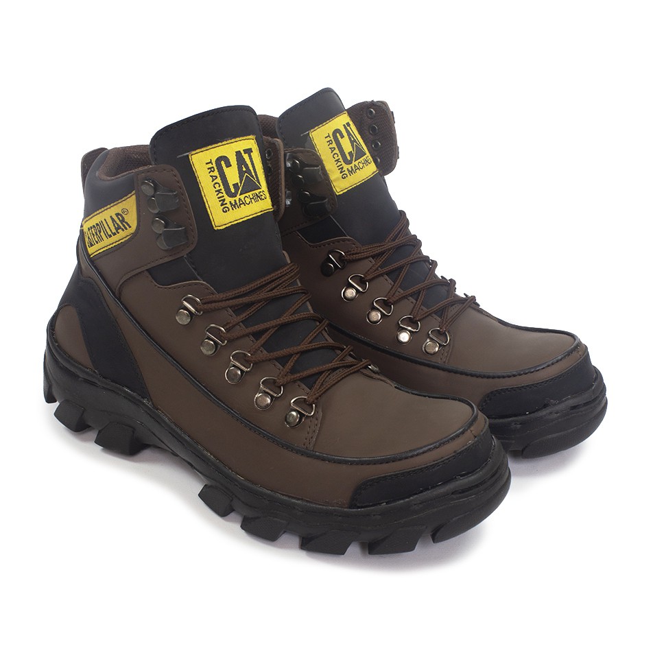 Jual Sepatu Buts Caterpillar ARgon Coklat Boots Safety Kerja Pria ...