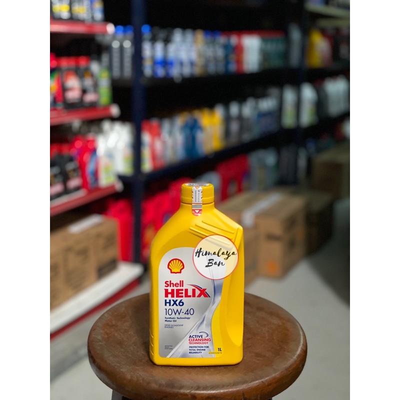 Jual Oli Mesin Shell Helix HX 6 10W 40 KHUSUS MESIN BENSIN (1 Liter ...