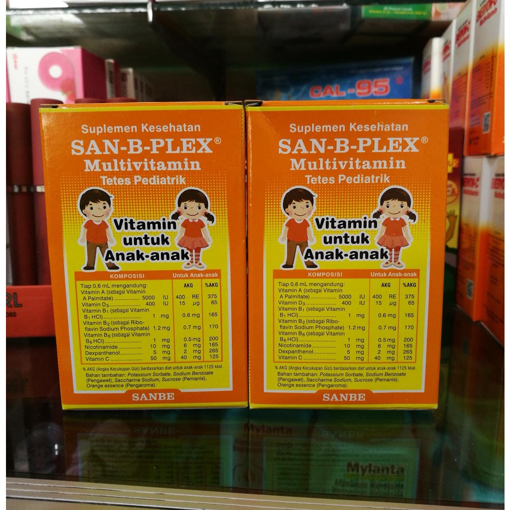 Jual SAN B PLEK MULTIVITAMIN DROP 15ML | Shopee Indonesia
