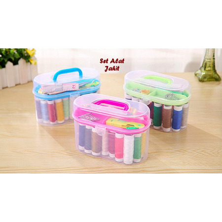Jual Set Alat Jahit / Set Box Benang Jahit | Shopee Indonesia